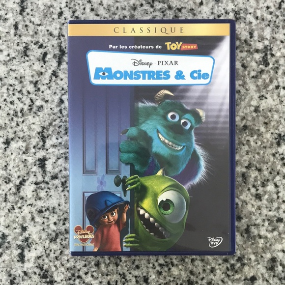 Other | Monsters Inc French Dvd | Poshmark